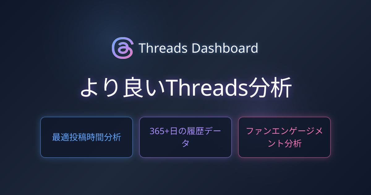 探索Threads.net：革新社交媒体互动 | Threads Dashboard | Threads分析ツール Threads API搭載、MetaのThreads、Threadsの分析 ...